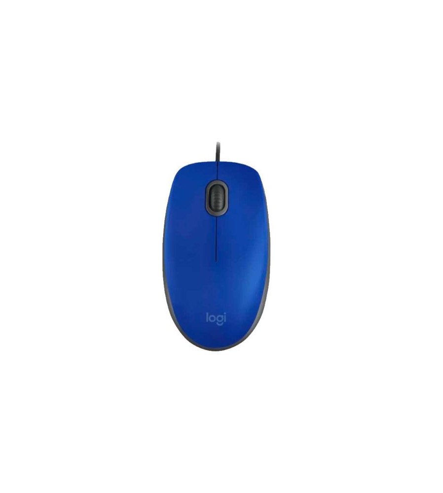 MOUSE LOGITECH ALAMBRICO M110 SILENT AZUL